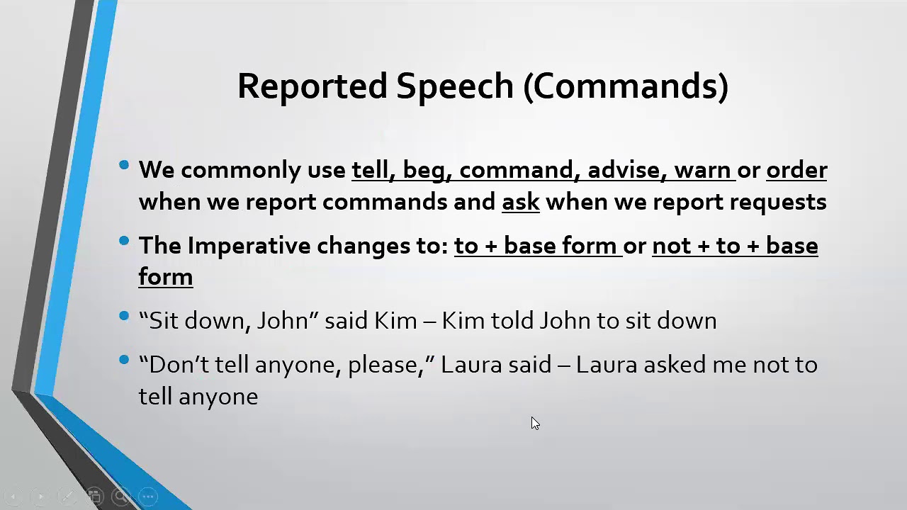 Mastering Reported Speech: Questions and Imperatives | Galaxy.ai