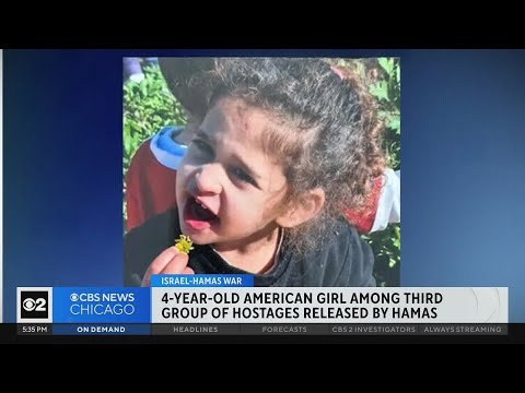 4-year-old American girl among third group of hostages released by Hamas