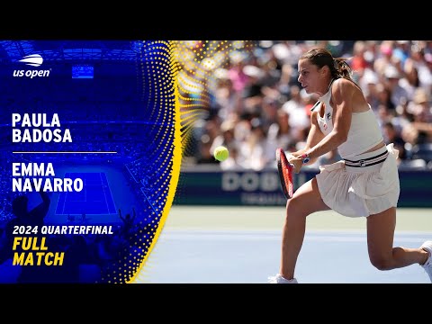 Paula Badosa vs. Emma Navarro Full Match | 2024 US Open Quarterfinal