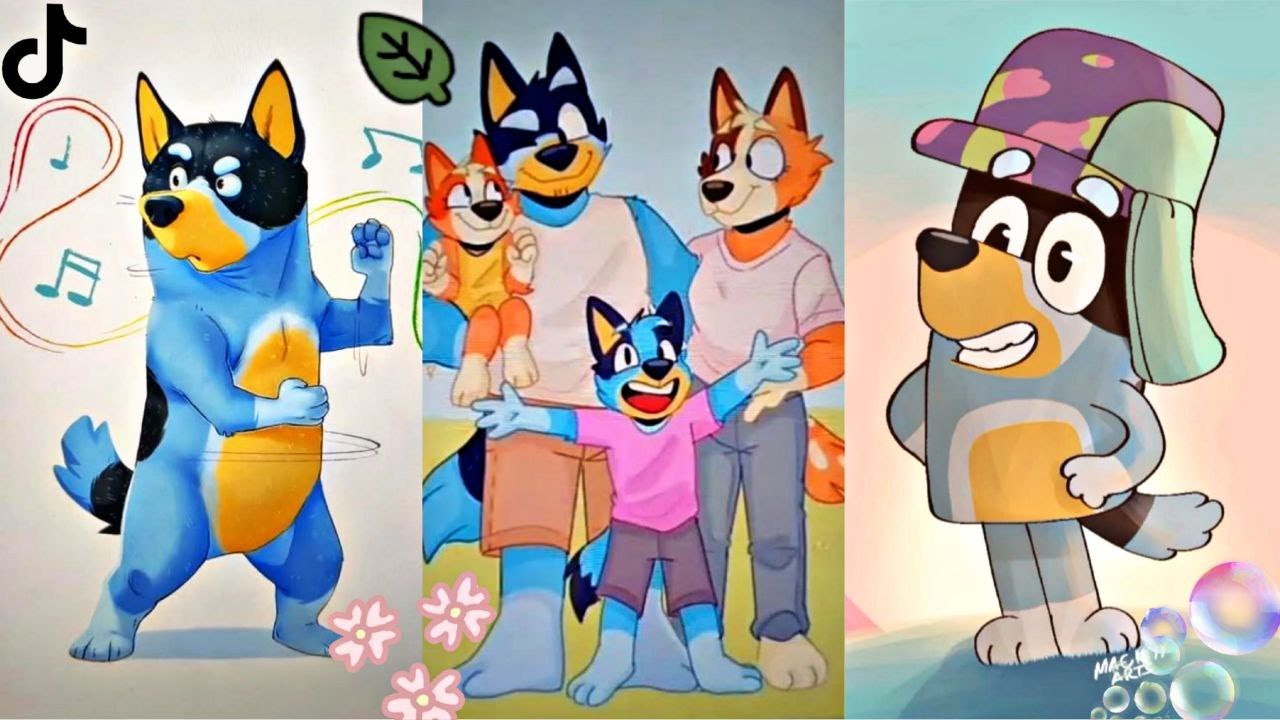 BLUEY - Best FanArts / TikTok