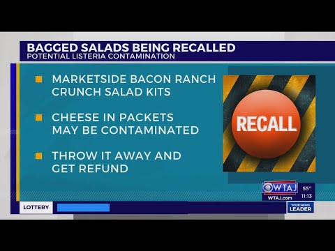 Salad kits sold at Walmart recalled due to potential Listeria contamination