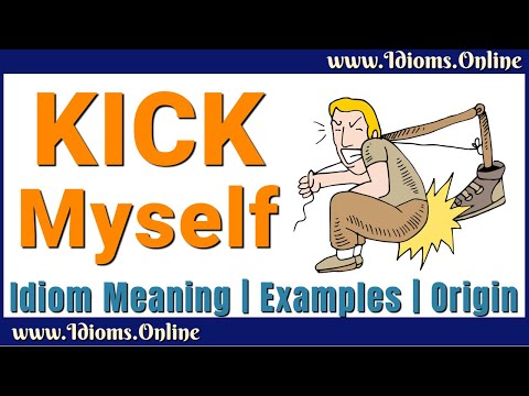 Kick Myself! | English Phrases & Idioms | Kick Yourself (or oneself) Meaning