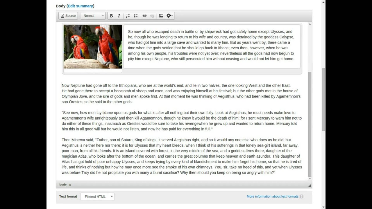 CKeditor Widgets Drupal Module