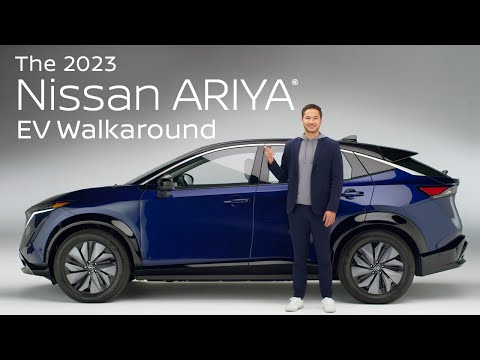 2023 Nissan ARIYA Electric SUV Walkaround & Review