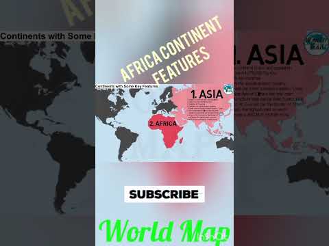 Africa Continent Physical Features