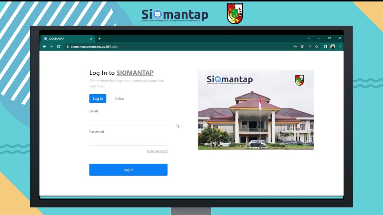 Cara Pendaftaran Organisasi pada Kesbangpol Kota Pekanbaru melalui SIOMANTAP