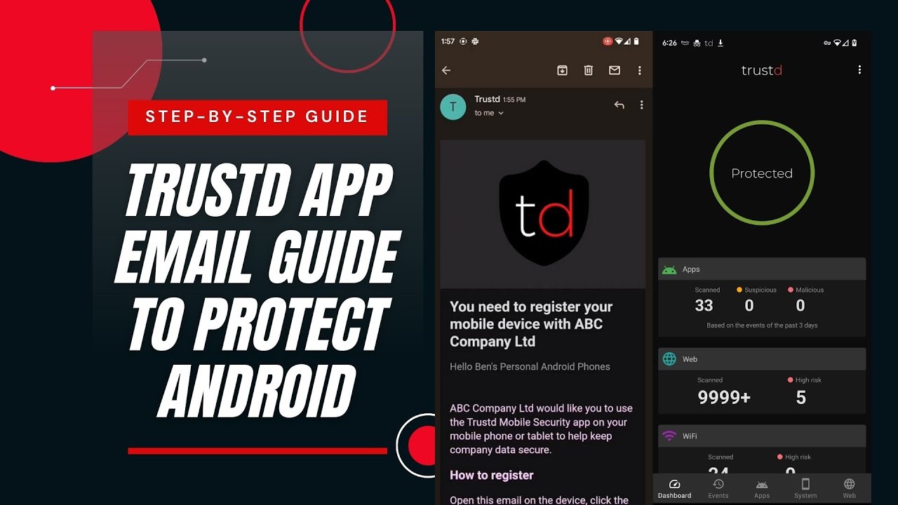 Trustd app email step-by-step guide for Android