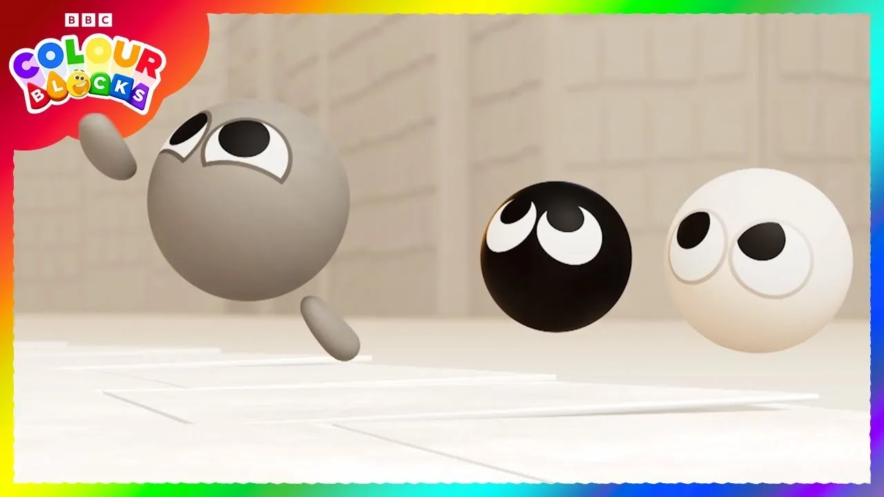 ⚪ El Color Gris | EPISODIO COMPLETO - T1 E25 | Aprende Colores | Colourblocks
