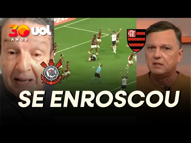 Corinthians teve pênalti não marcado contra o Fla? Colunistas divergem