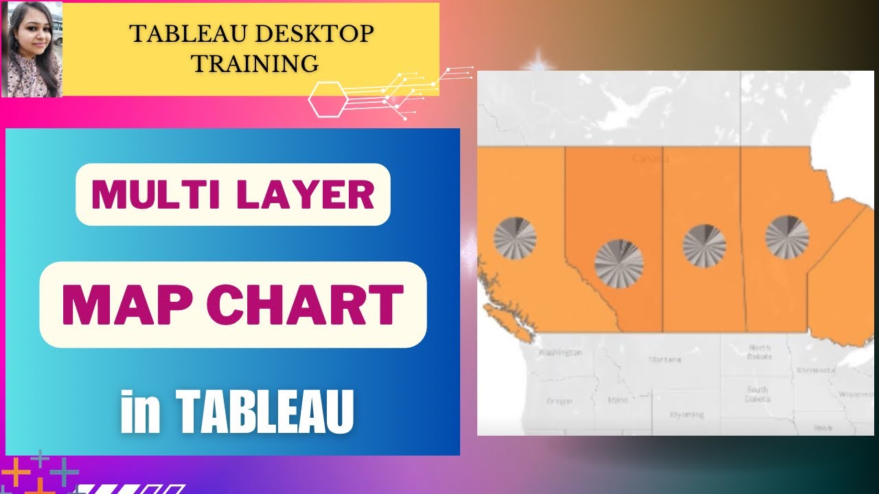 How to create multi layer Map Chart in Tableau   #tableautraining