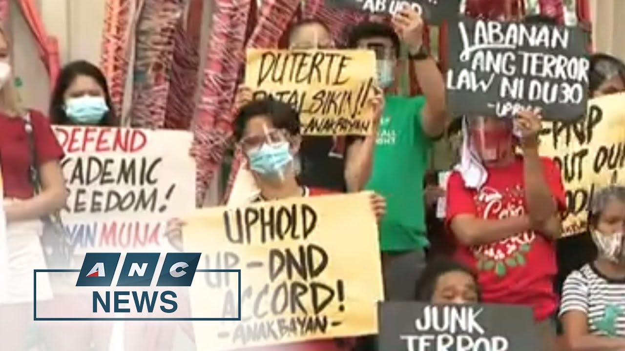 U.P. students condemn termination of accord barring entry of cops, soldiers in campuses | ANC