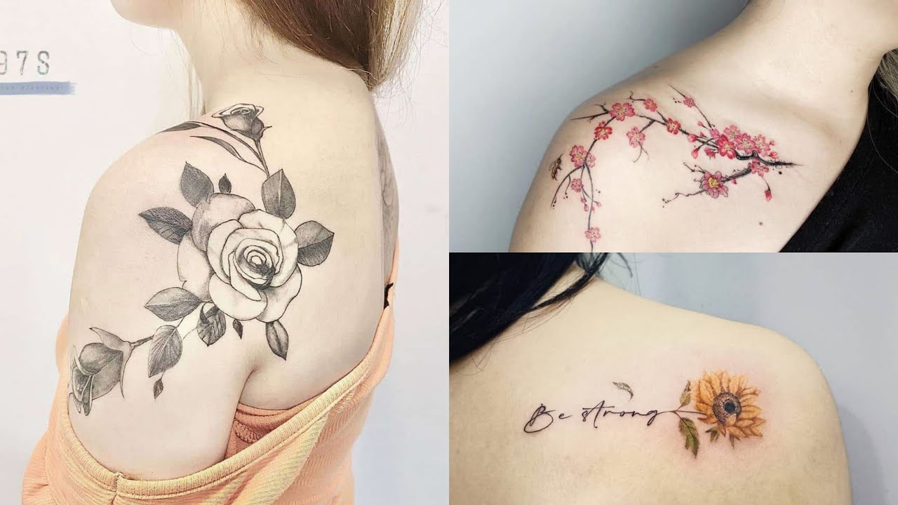 Flower Shoulder Tattoo Ideas