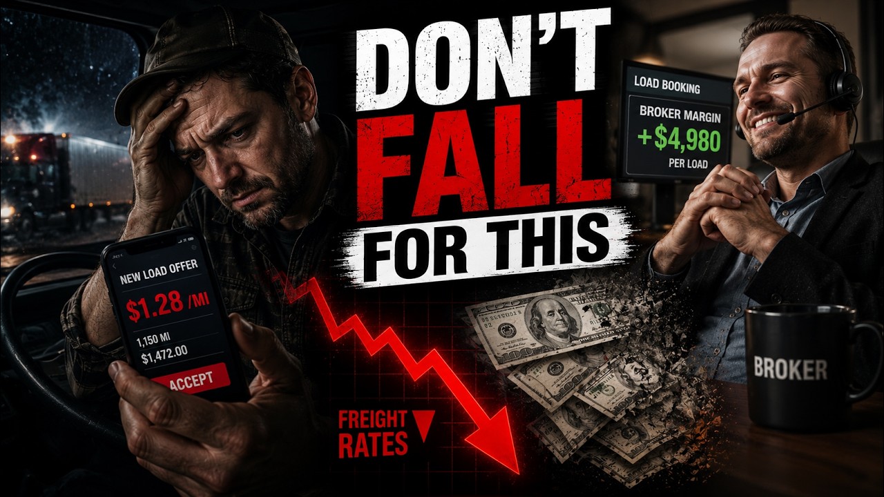 The Broker Trick That Reduces Your Rate | Freight Psychology Explained