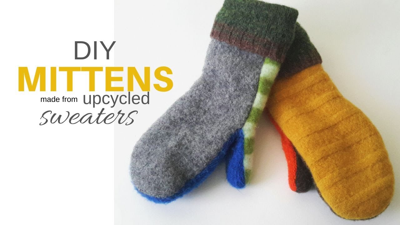 DIY Sweater Mittens | Simple Beginner Sewing Tutorial
