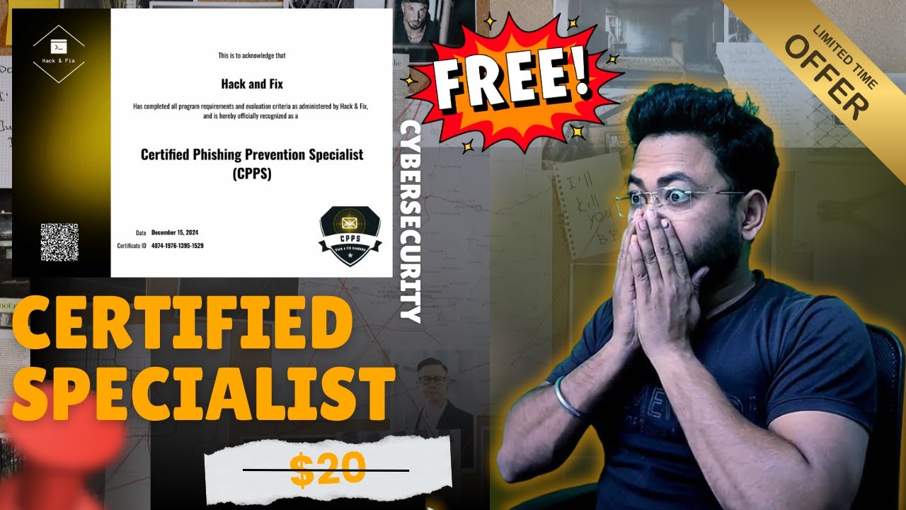 100% FREE Certified Phishing Prevention Specialist (CPPS) | Learn & Get Certified