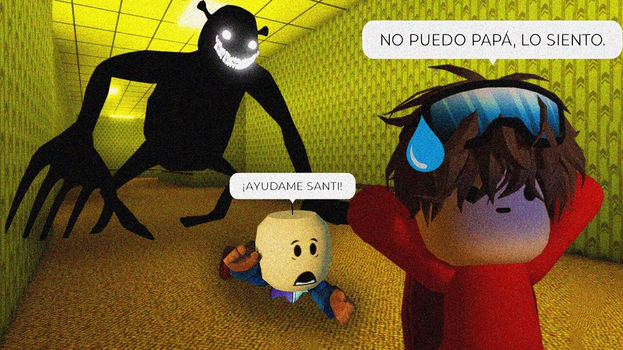 No juegues SHREK IN THE BACKROOMS en Roblox  😨