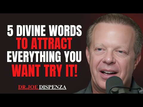 GOD GAVE YOU THESE 5 WORDS TO ATTRACT EVERYTHING YOU WANT! || JOE DISPENZA Motivation,