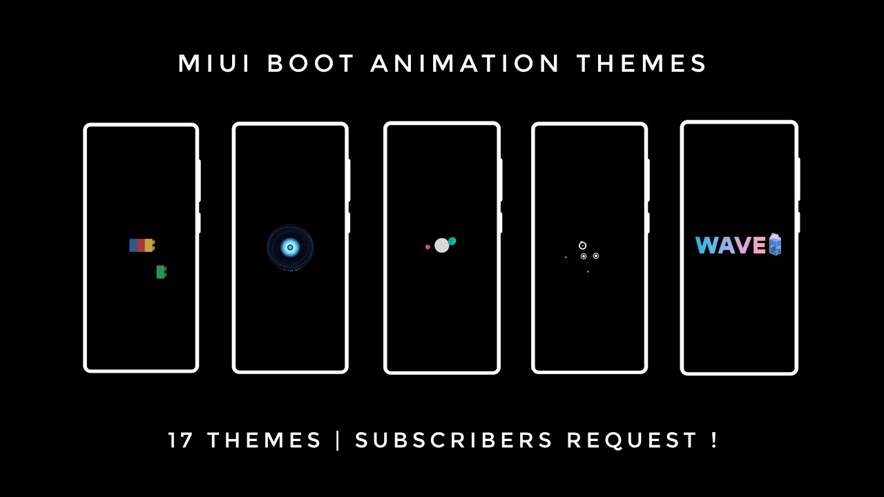 MIUI Boot Animation Themes | Part - 2 | Subscribers Request !