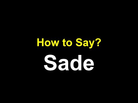 How to Pronounce Sade Correctly (American & British Accent)