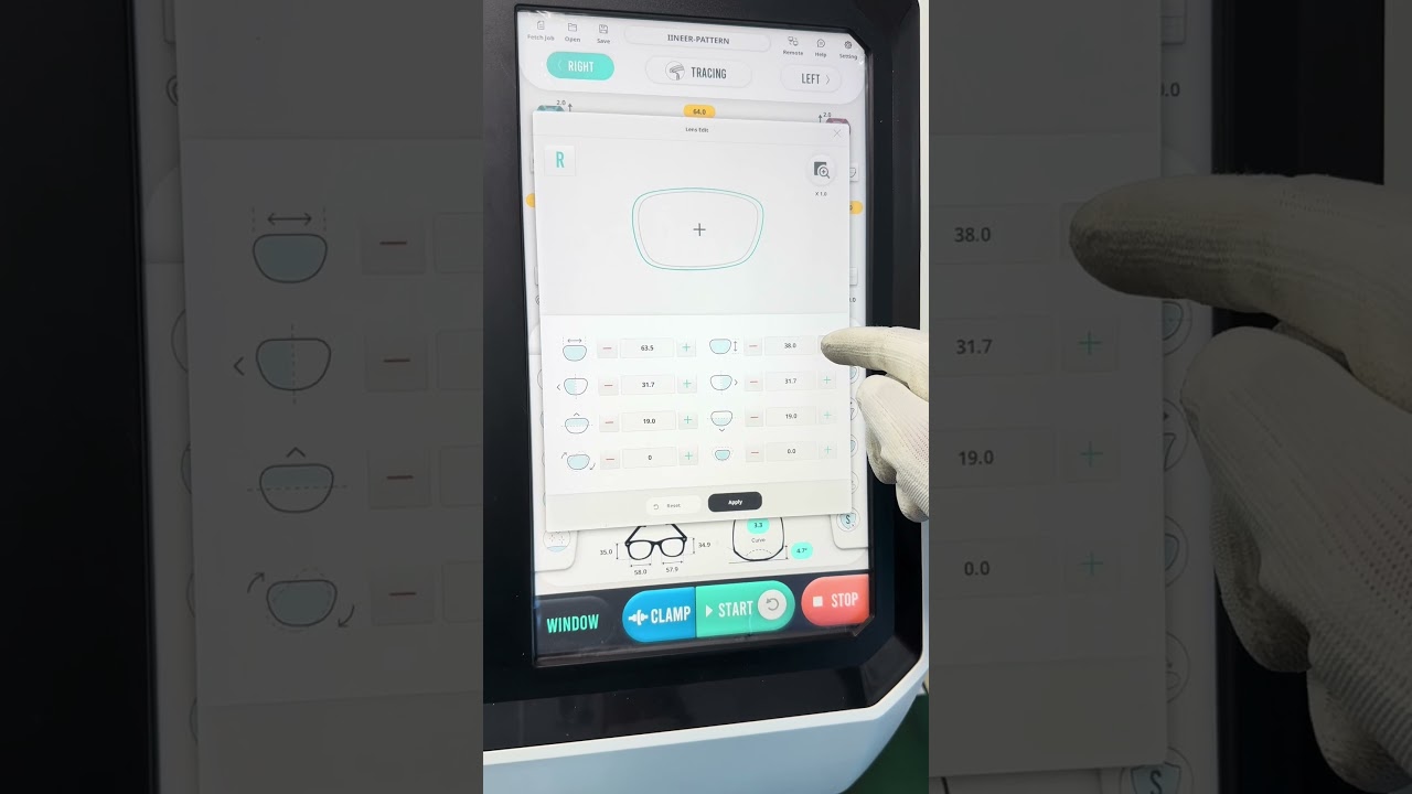 Tooltip - Shape editing  #patternless #edger #lenscutter #tooltip