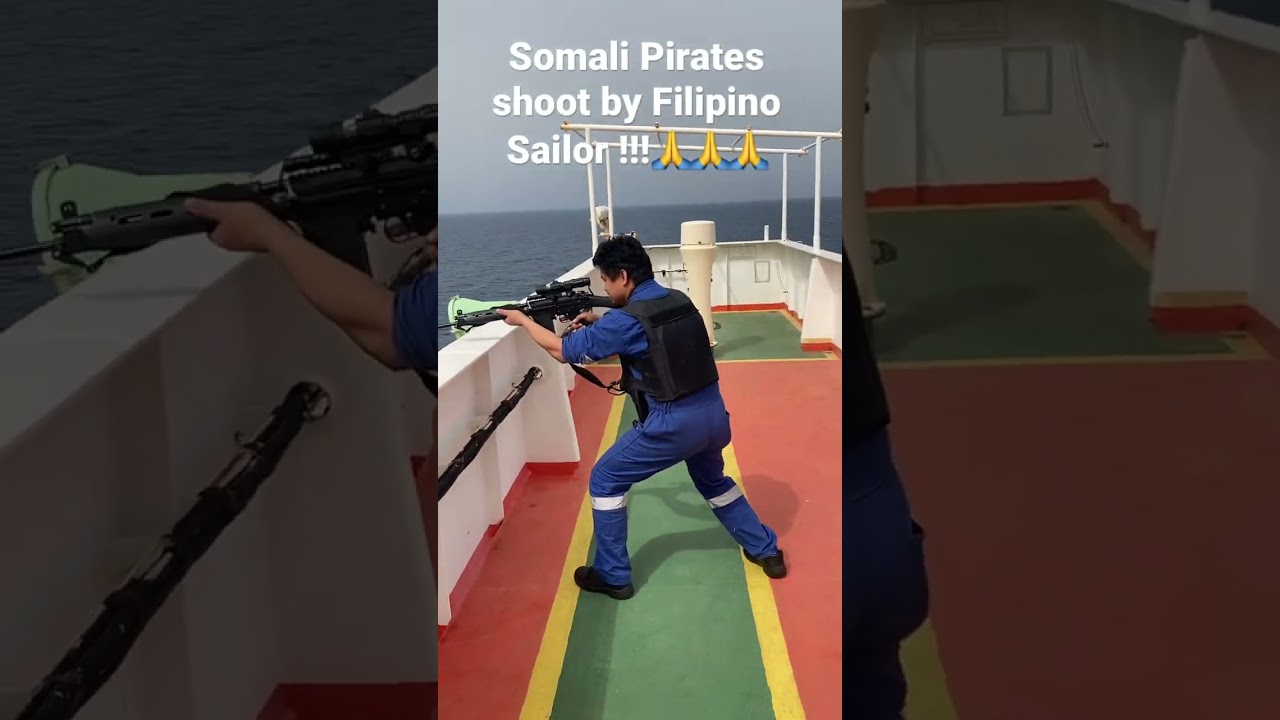 Filipino Seaman exchanged fire & shoot Somali Pirates!!!
