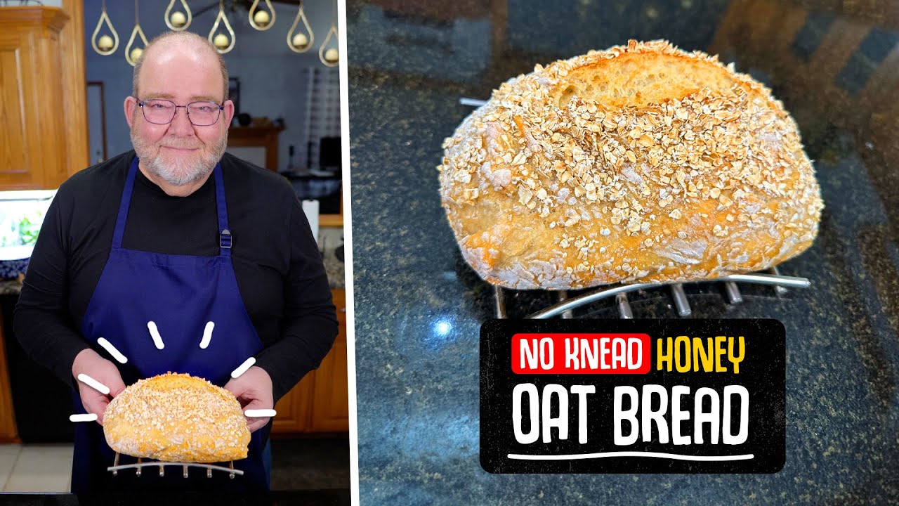 The Ultimate Easy No-Knead Honey Oat Bread Recipe