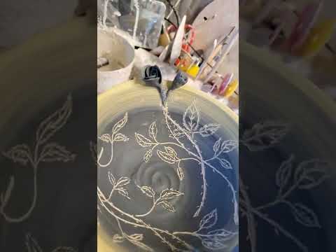 sgraffito work in progress