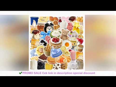 10/30/52pcs Cute Cartoon Stickers Korean Ins Style Food Decals For Fridge Scrapbook Notebook Laptop