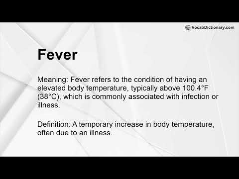 Fever Meaning