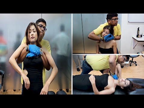 full body relaxation for model. by Chiropractic technique in Mumbai
