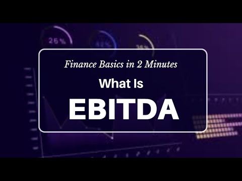 What is EBITDA? EBITDA In 2 Minutes | Finance Basics in 2 Minutes #fundamentalanalysis
