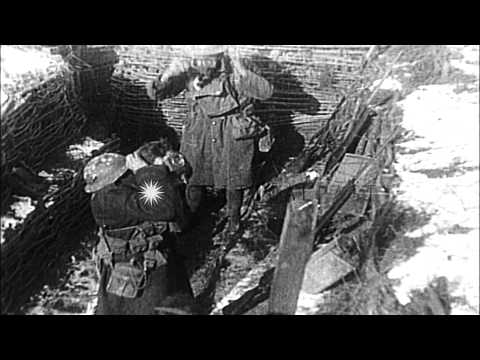 AEF film illustrating gas protection discipline and potential for casualties if n...HD Stock Footage