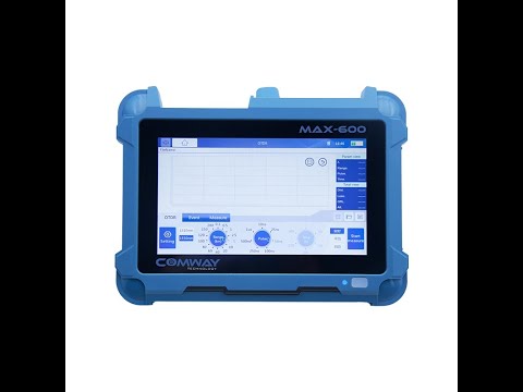 Comway Original MAX-600 Series Handheld SM&MM PON OTDR with Inbuilt OPM VFL Map Link IOLA
