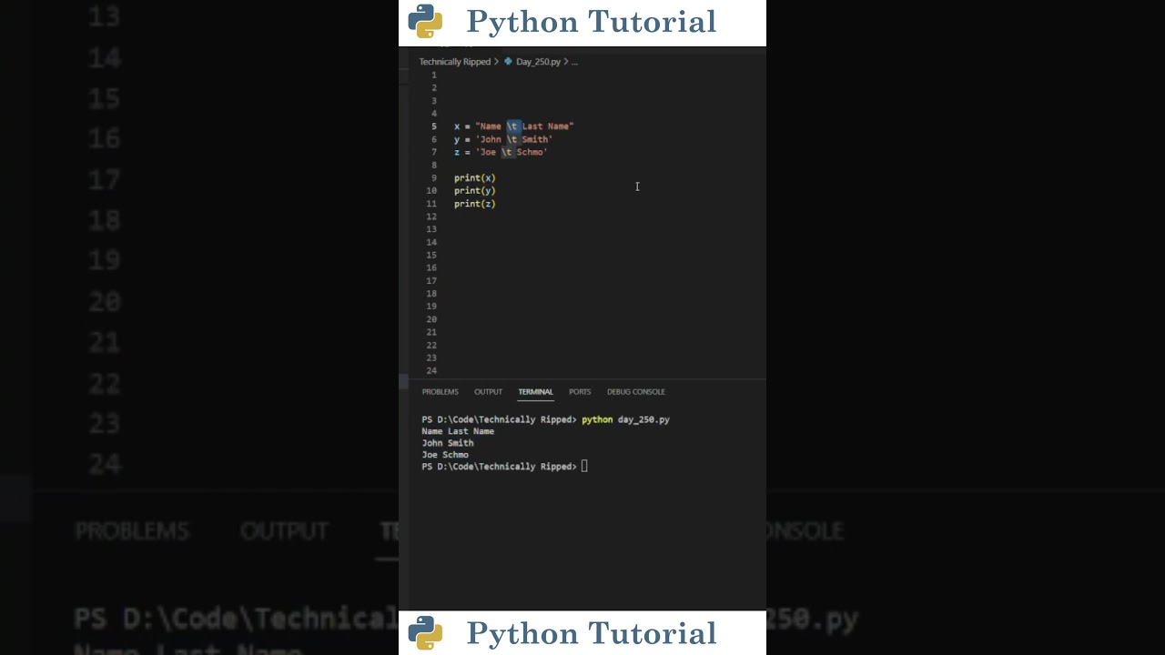 Aligning Text In Python | Python Tutorial