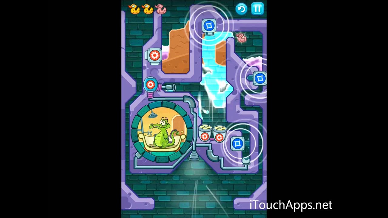 Where's My Water Level 8-7 Bottomless Pit Solution/Walkthrough
