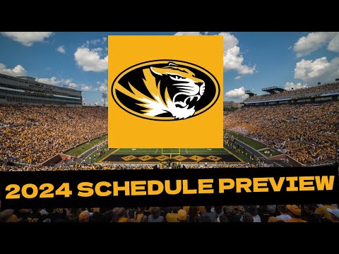 Missouri 2024 College Football Schedule Preview/Projected Record