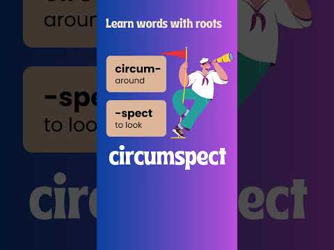 Improve your vocabulary: words with the root 'circum' meaning around #gre #vocabulary #etymology
