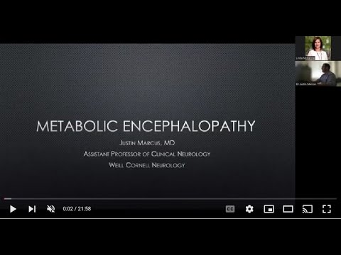Neuro Lecture: Metabolic Encephalopathies and Delirium with Dr Justin Marcus