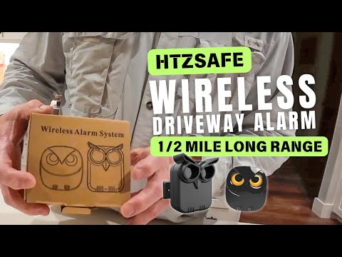 WIRELESS DRIVEWAY ALARM | 1/2 MILE LONG RANGE