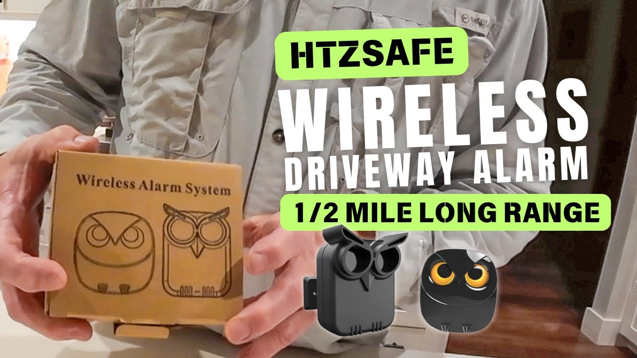 WIRELESS DRIVEWAY ALARM | 1/2 MILE LONG RANGE