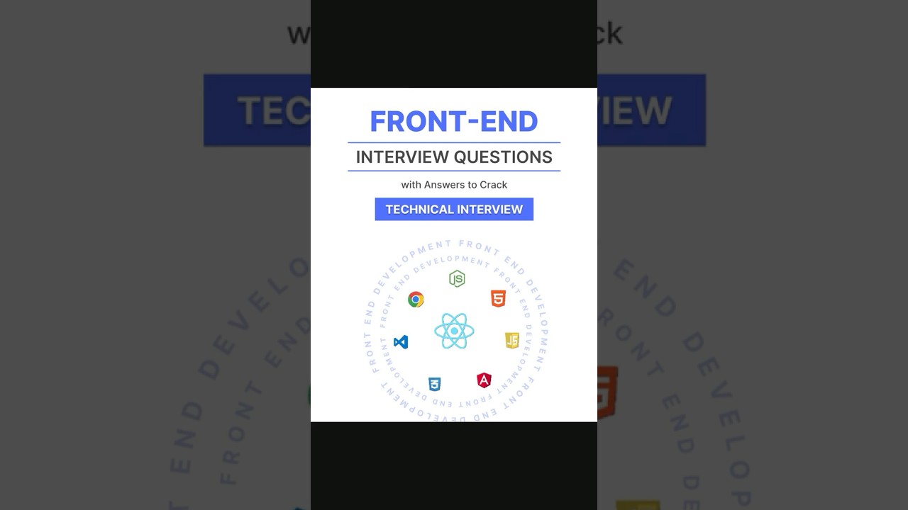 Top Frontend Interview Questions You Must Know! #shorts