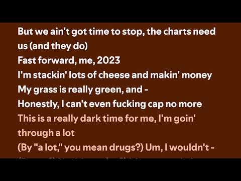 Doechii - DENIAL IS A RIVER (Lyrics)