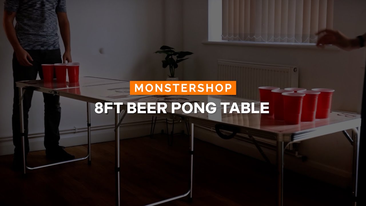 8ft Folding Portable Beer Pong Table