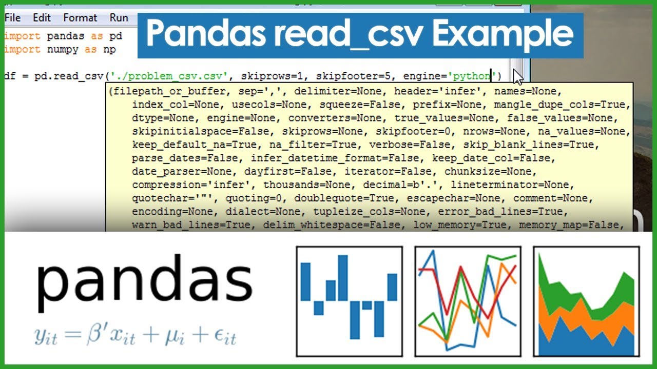 Pandas DataFrame Read CSV Example