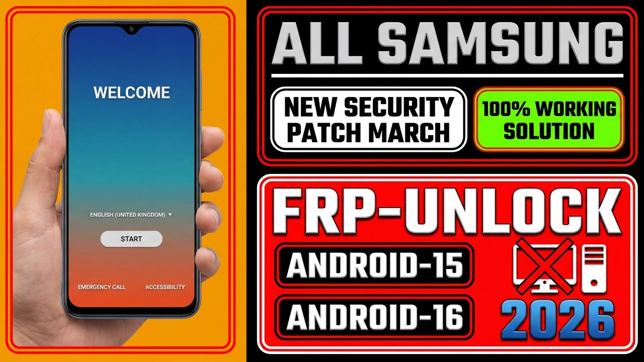 Samsung FRP Bypass 2026 🔥 Android 15/16 Skip Google Lock Without PC | 100% Success Rate