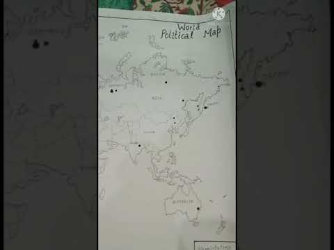 world political map #sst #subscribe #like #youtube#ytshorts