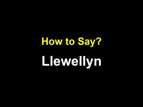 How to Pronounce Llewellyn | Name Pronunciation Guide