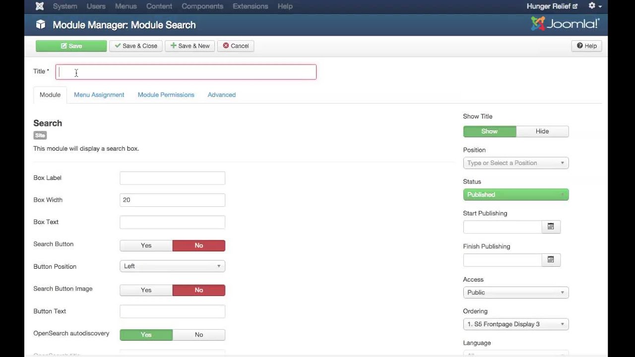 Joomla Module Positions Tutorial