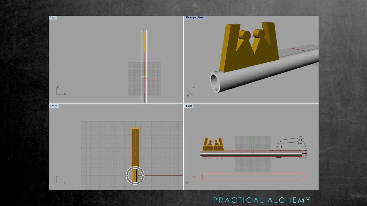 How to Make a Keyblade (Part 2) - CAD Tutorial (Rhino)