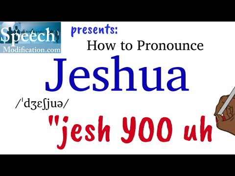 How to Pronounce Jeshua